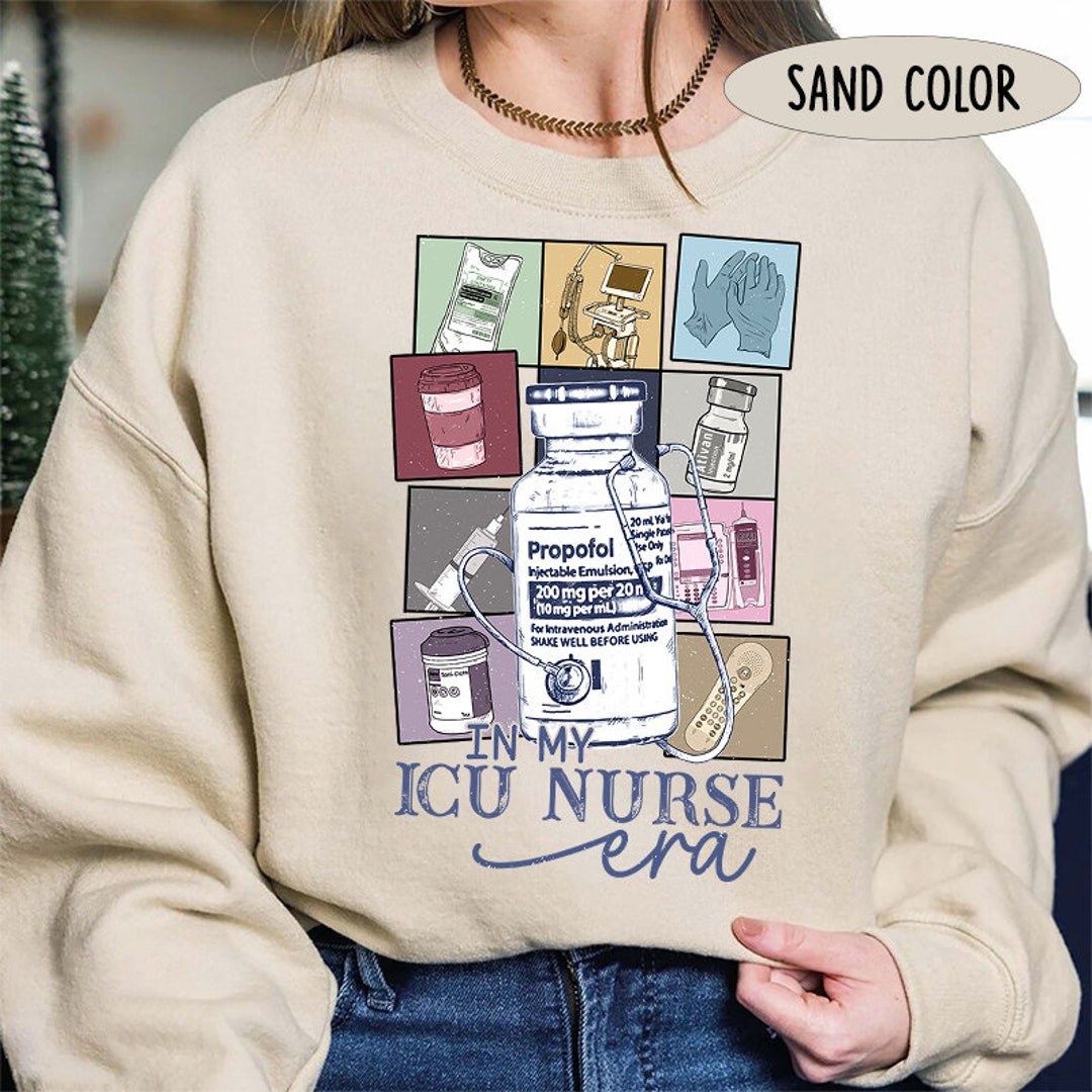 ICU Nurse Shirt, in My ICU Nurse Era Sweatshirt, Emergency Medicine ...