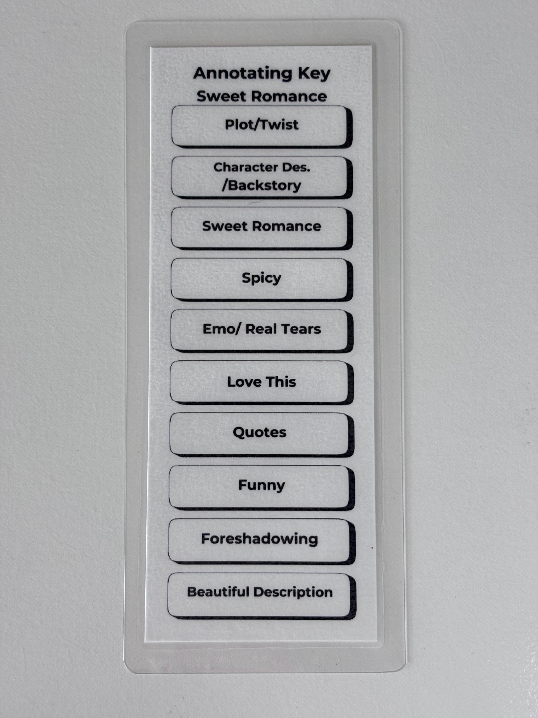 Romance Annotation Key by Genres. Sweet Romance-dark Romance-fantasy ...