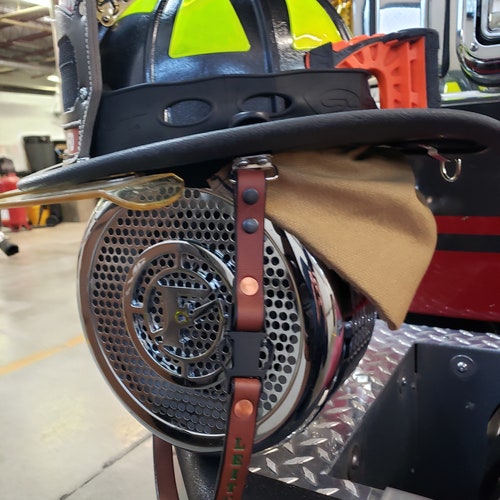 Firefighter Helmet Leather Chinstrap - Etsy