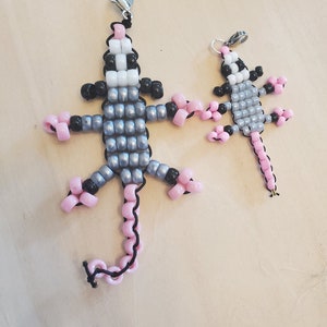 Super Tiny Bead Possum Charm / Zipper Pull / Desk Pet - Etsy