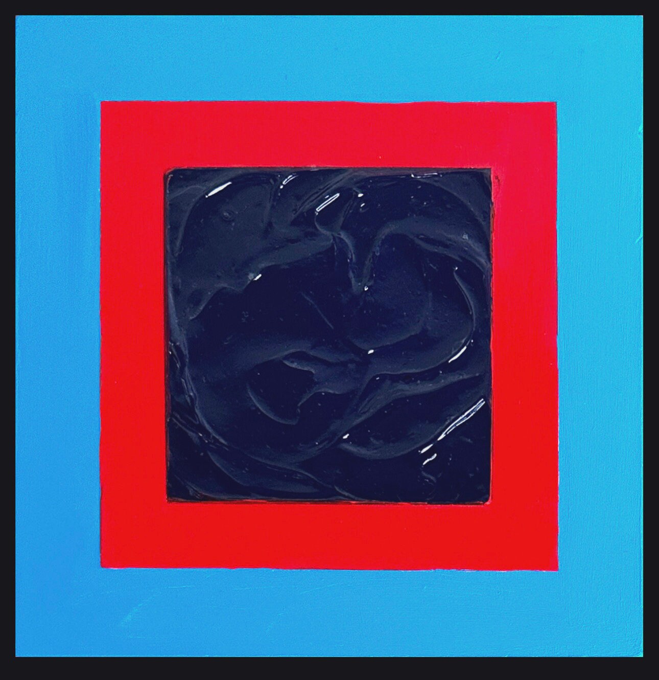 Triptych Relief Tiles 3D Wall Sculpture Acrylic, Hand Cut MDF Wood ...