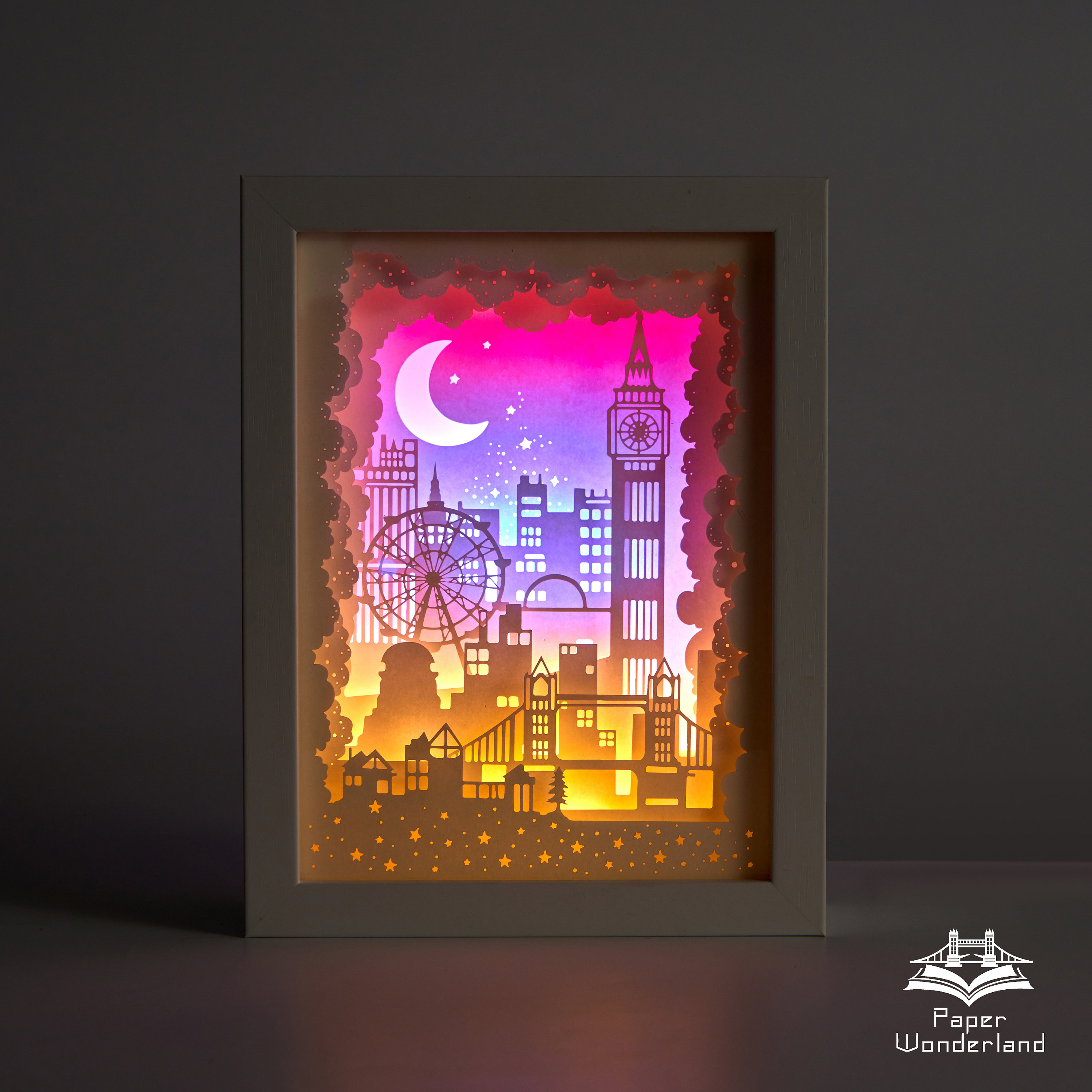 Papercut Light Box Paper Carving Light Box Night Light 3d Led - Etsy