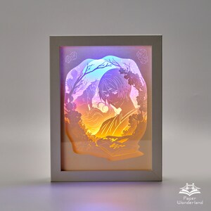 Papercut Light Box Paper Carving Light Box Night Light 3d Led Light Box ...