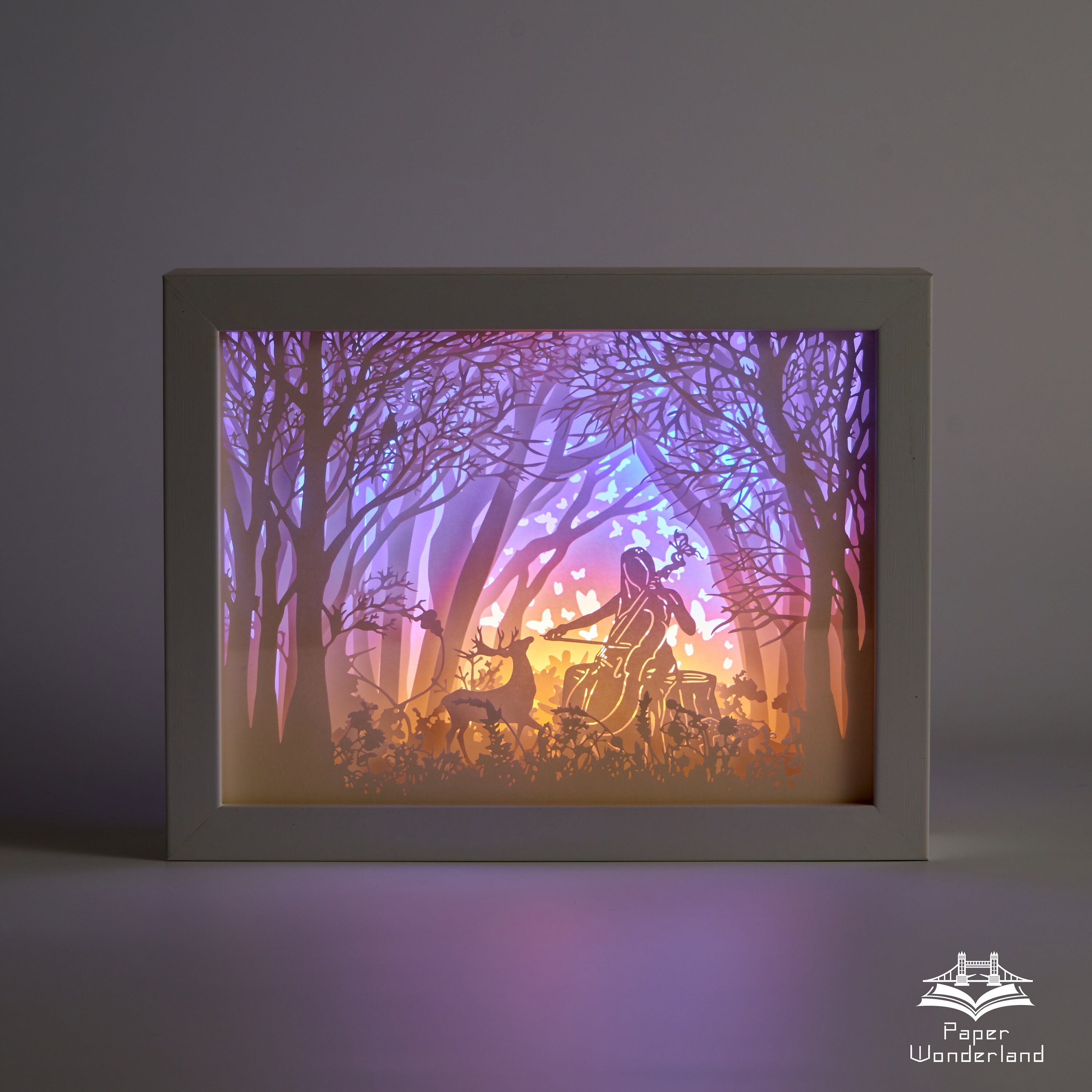 Papercut Light Box Paper Carving Light Box Night Light 3d Led - Etsy