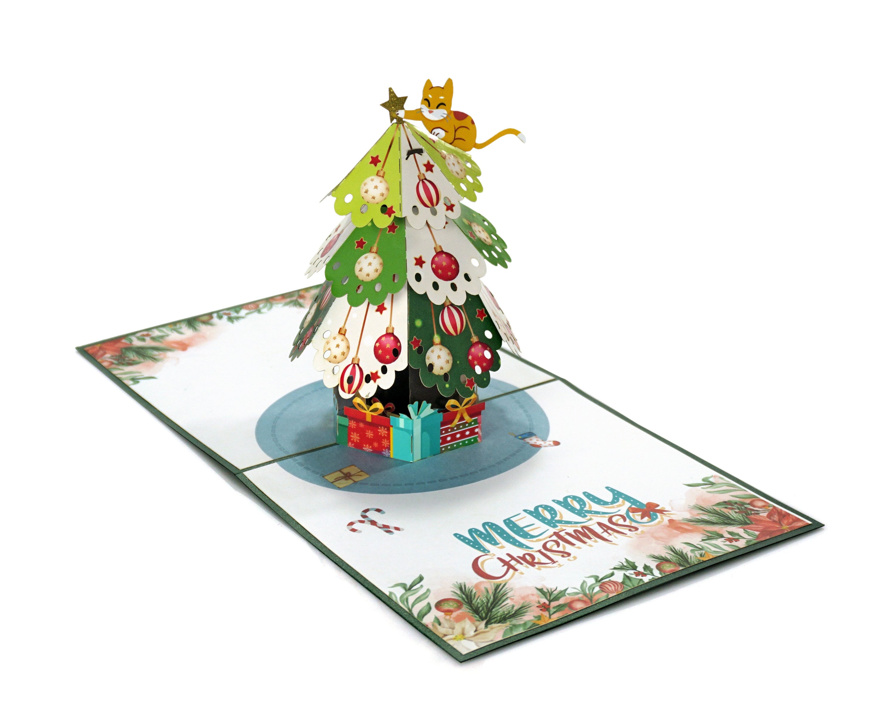 Christmas Castle Pop up Card 3D Cards Christmas Card - Etsy