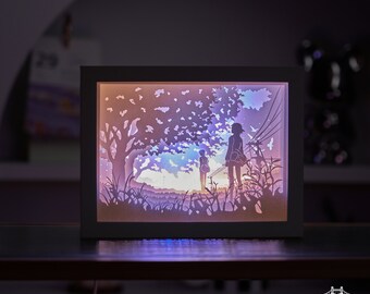 Papercut Light Box Paper Carving Light Box Night Light 3d Led Light Box ...