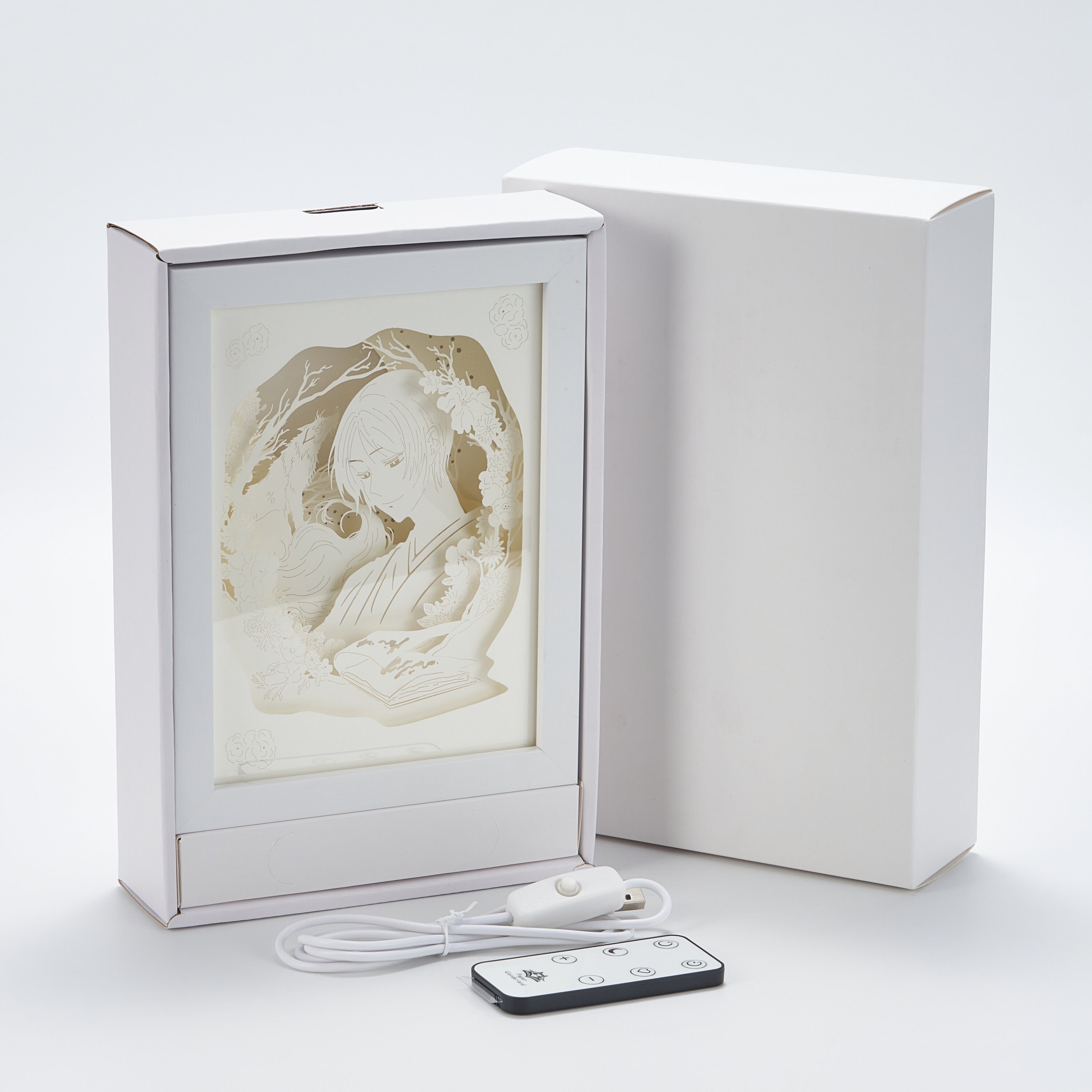 Papercut Light Box Paper Carving Light Box Night Light 3d Led Light Box ...