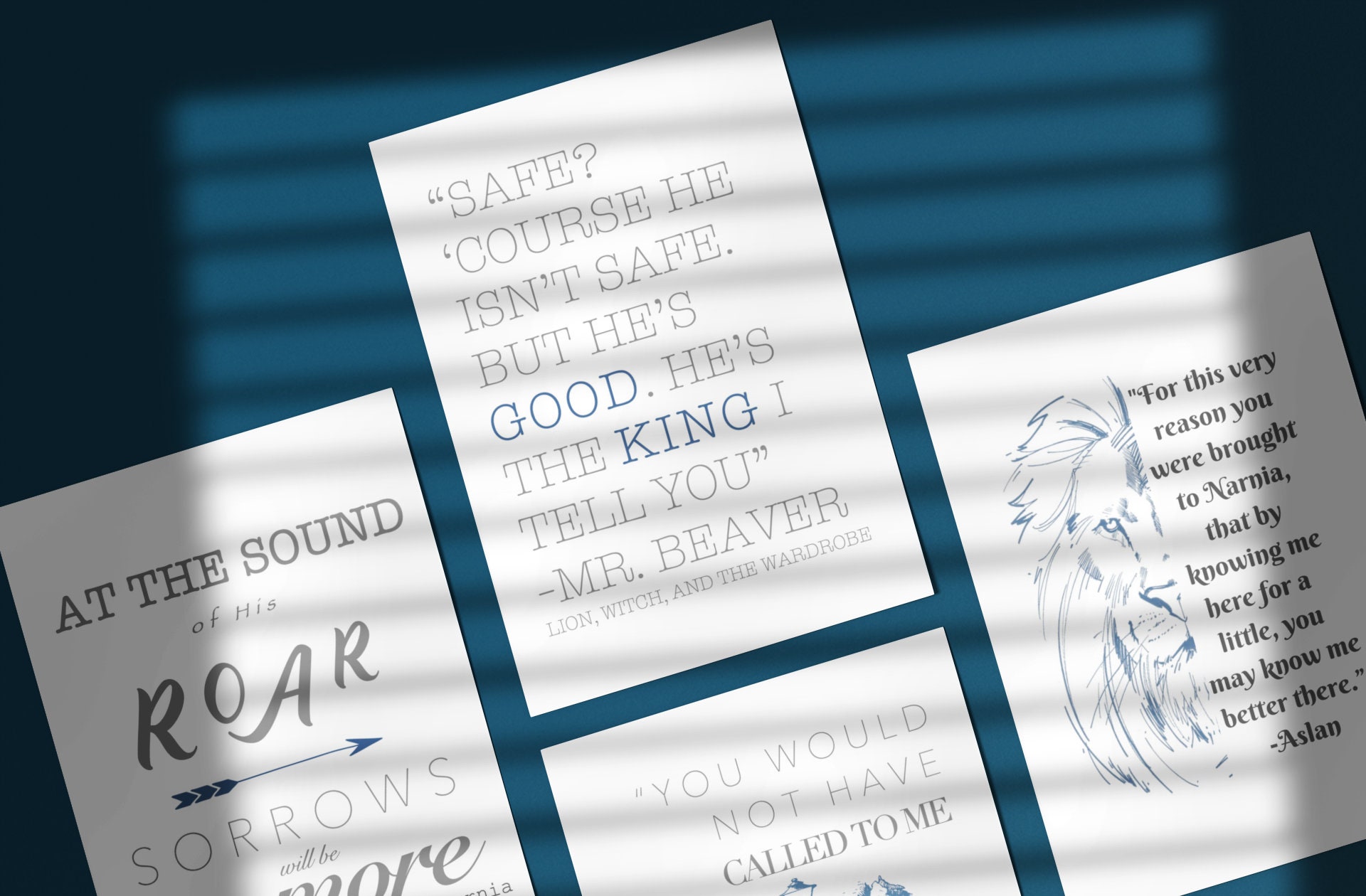 Chronicles of Narnia Digital Print Designs - Etsy