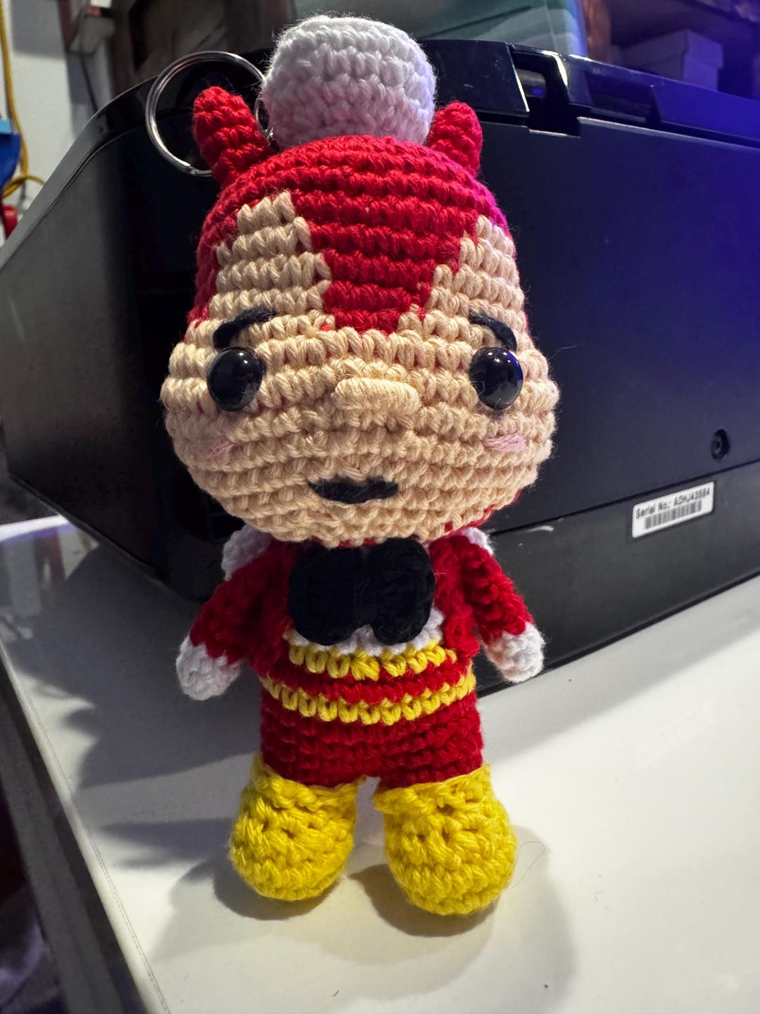 Jollibee Amigurumi Plush Keychain - Etsy