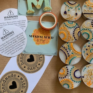 Handpainted Diwali Tealight Candles/wedding Favours - Etsy