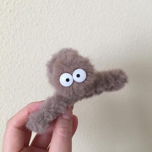 Super Cute Soft Fuzzy Claw Clip 4 Colors/ Hair Claw Clips/ Fluffy Hair ...