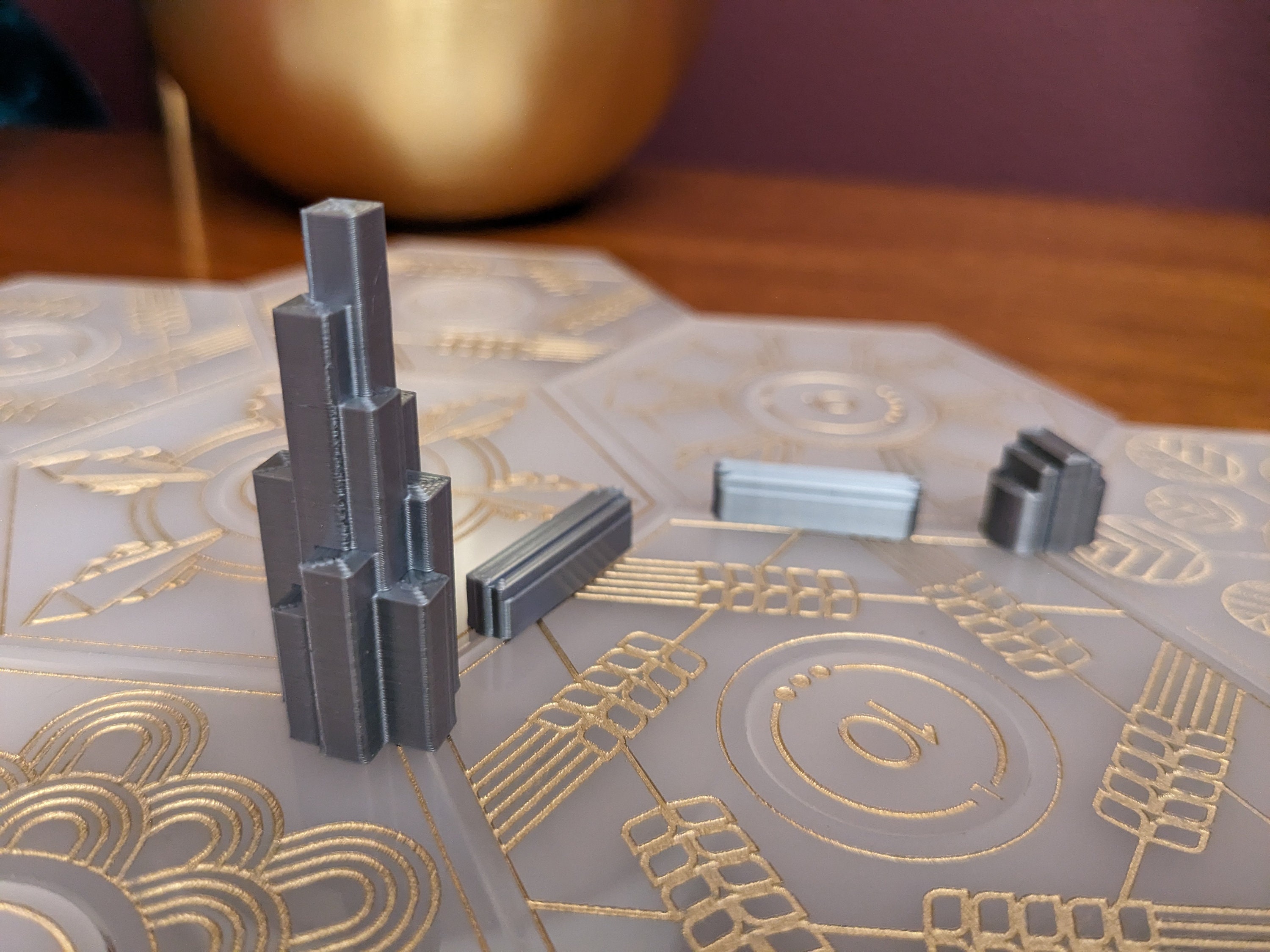 Art Deco Style Custom Catan Pieces - Etsy