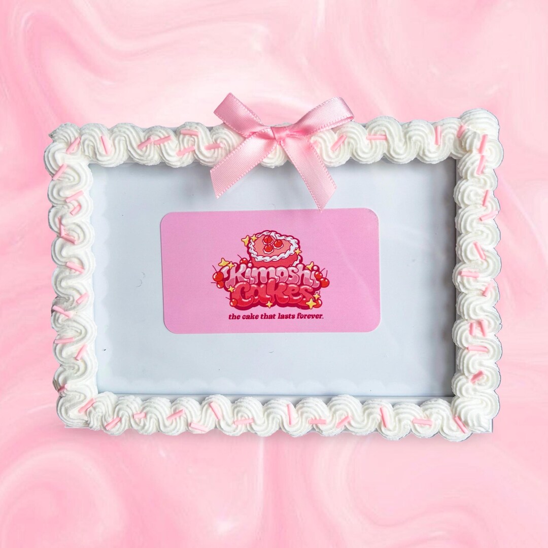Decoden Picture Frame With Sprinkles - Fake Cake Room Decor - Unique ...