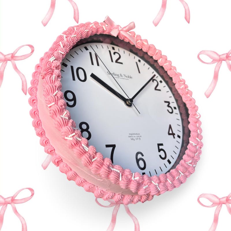 Fake Cake Clock - Etsy Canada