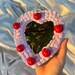 Vintage Fake Cake Heart Jewelry Box With Purple Rainbow Sprinkles ...