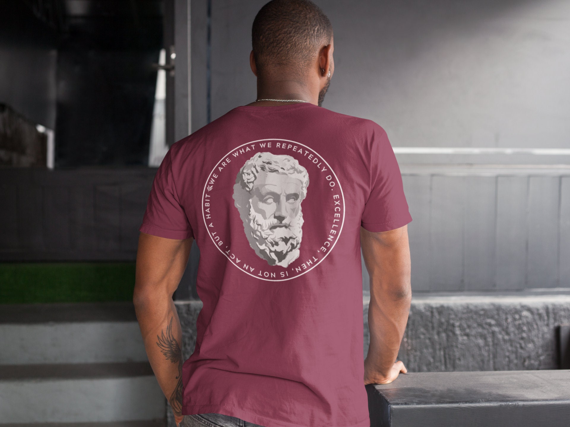 Aristotle Ancient Greek Philosopher T-shirt, We Are What We Repeatedly ...