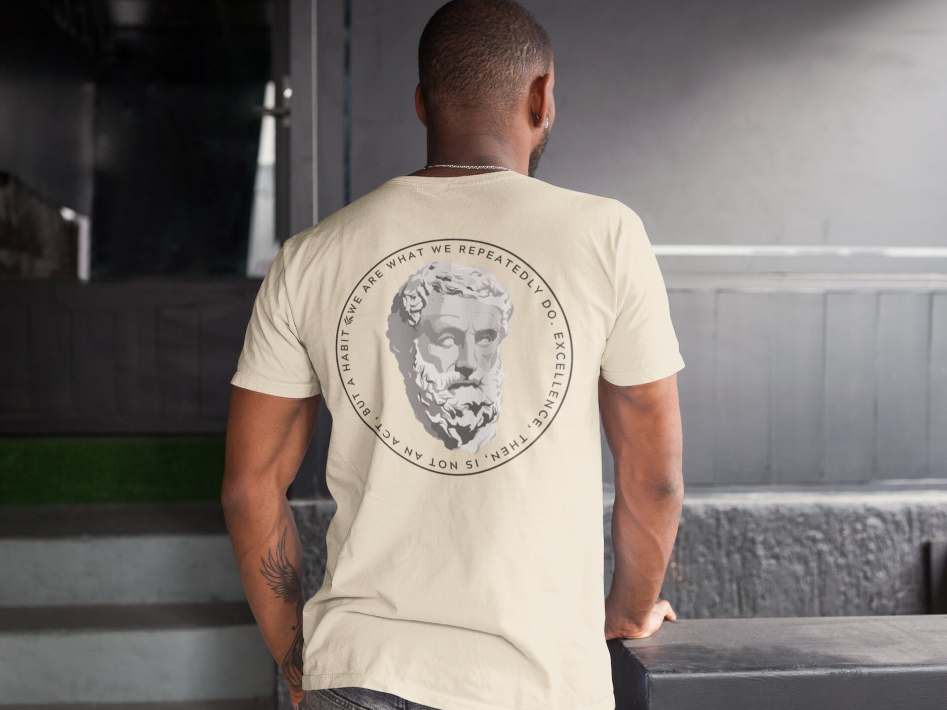 Aristotle Ancient Greek Philosopher T-shirt, We Are What We Repeatedly ...