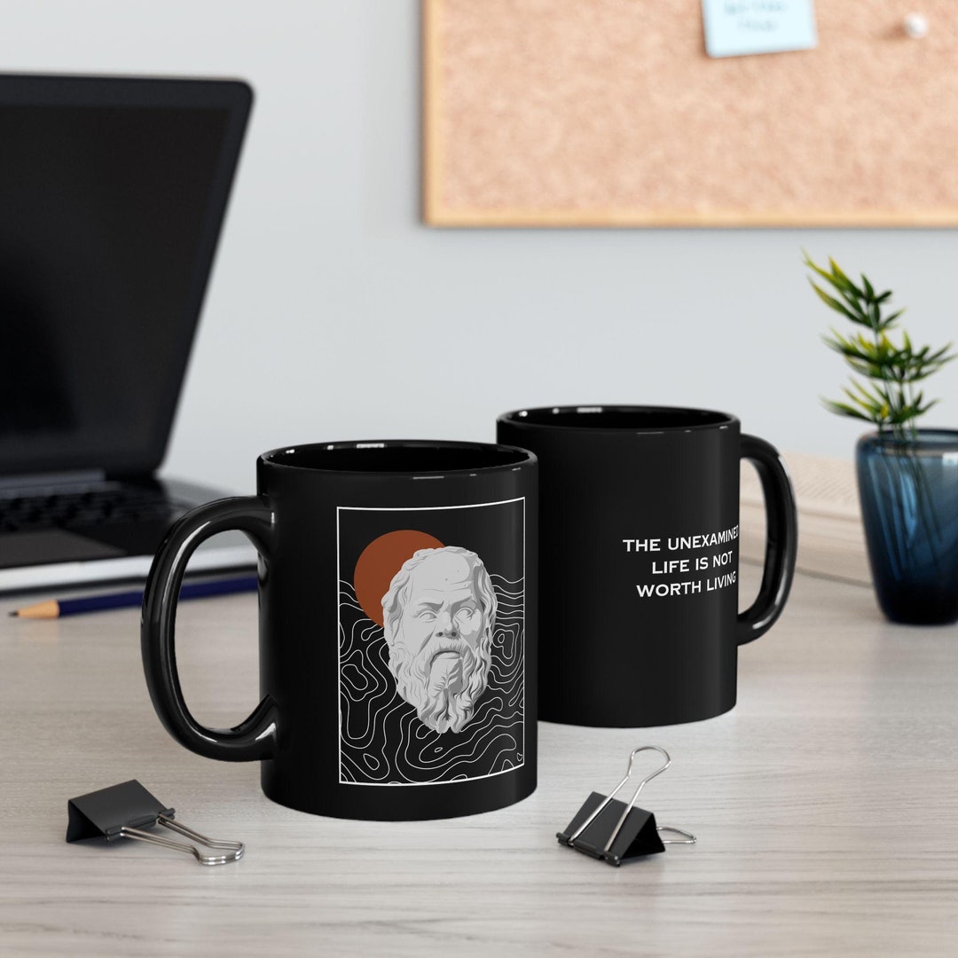 Socrates Ancient Greek Philosopher 11oz Black Coffee Mug, the ...