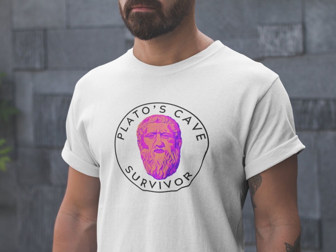 Plato's Cave Survivor Ancient Greek Philosopher T-shirt, Greece ...