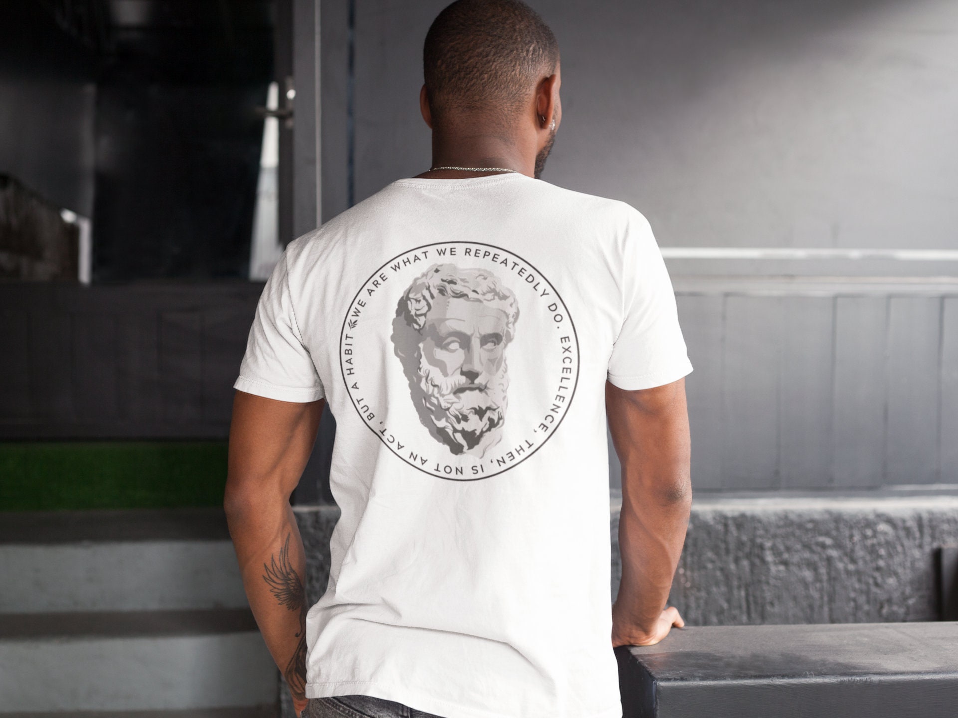 Aristotle Ancient Greek Philosopher T-shirt, We Are What We Repeatedly ...