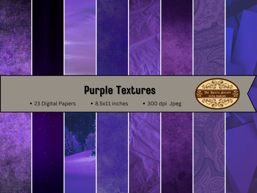 8.5x11 Purple Pattern Digital Background Scrapbooking Papers, Textures ...