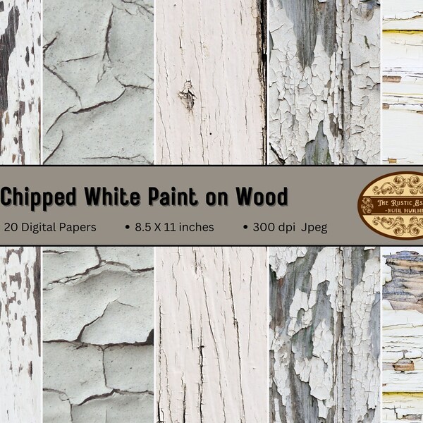 White Chipped Paint - Etsy