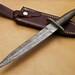Custom Handmade, Damascus Steel, Hunting Dagger, Hand Forged, Fantcy ...