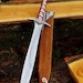 Legend of Zelda FULL TANG Master Sword Belt Shield Set 1045 Carbon ...