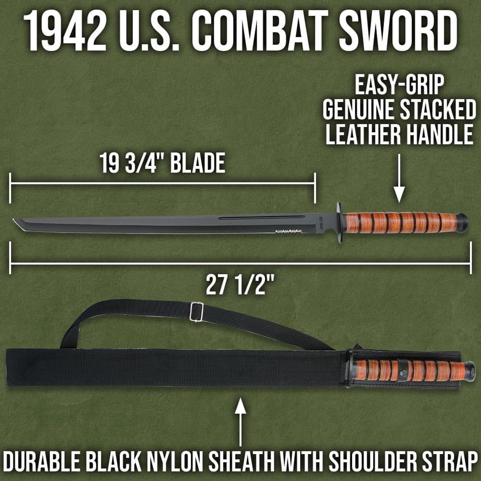 US Marine 1942 Combat Weaponry / Us Combat Sword / Us Combat Sword - Etsy