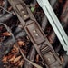Handmade Forest Knife With Black Sling and Leather Sheath / SPRING ...