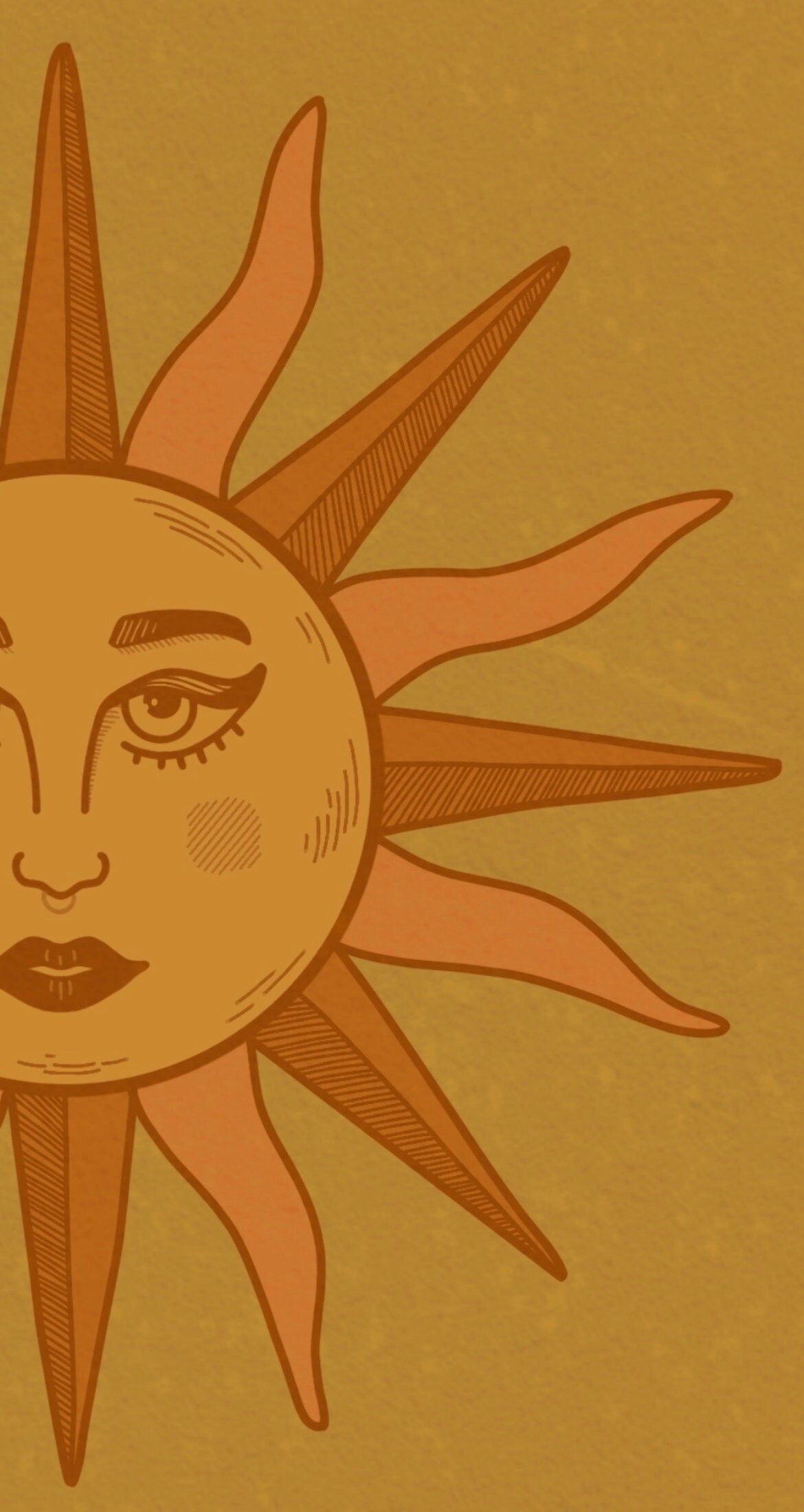 Retro Sun Wall Art Sun Art Print Celestial Print - Etsy