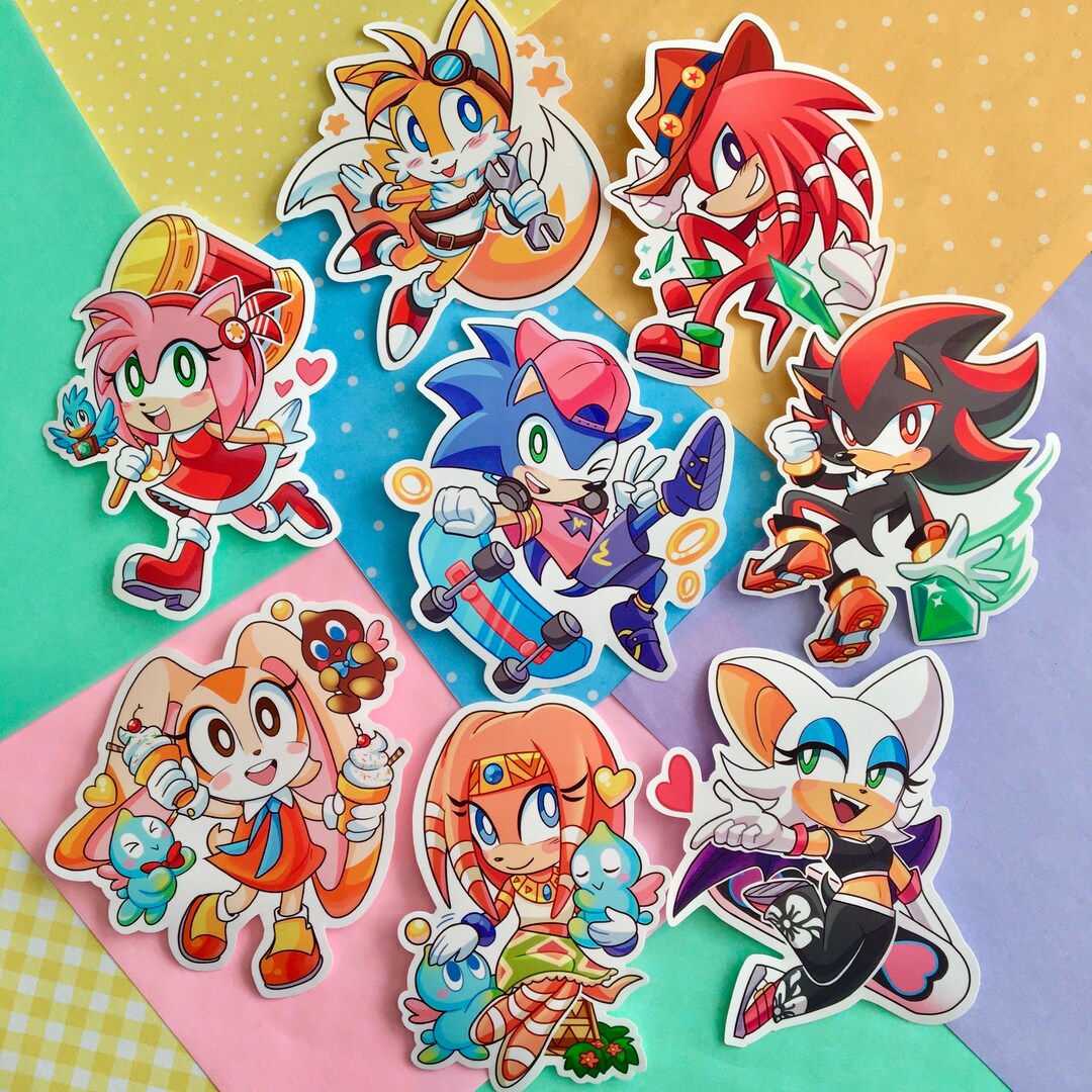 Sonic 3 Inch Vinyl Sticker - Etsy