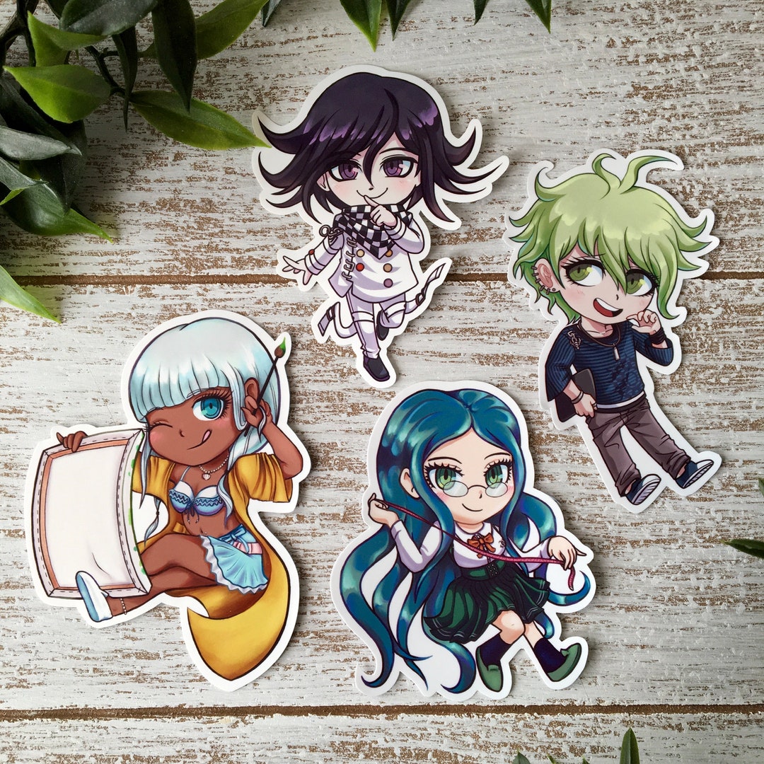 Chibi DRV3 3in Vinyl Stickers - Etsy