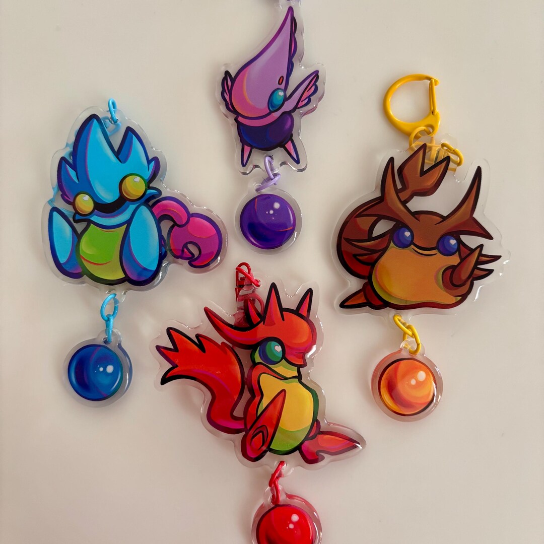 GS Djinni Pearl 4 Inch Epoxy Acrylic Dangling Charms - Etsy