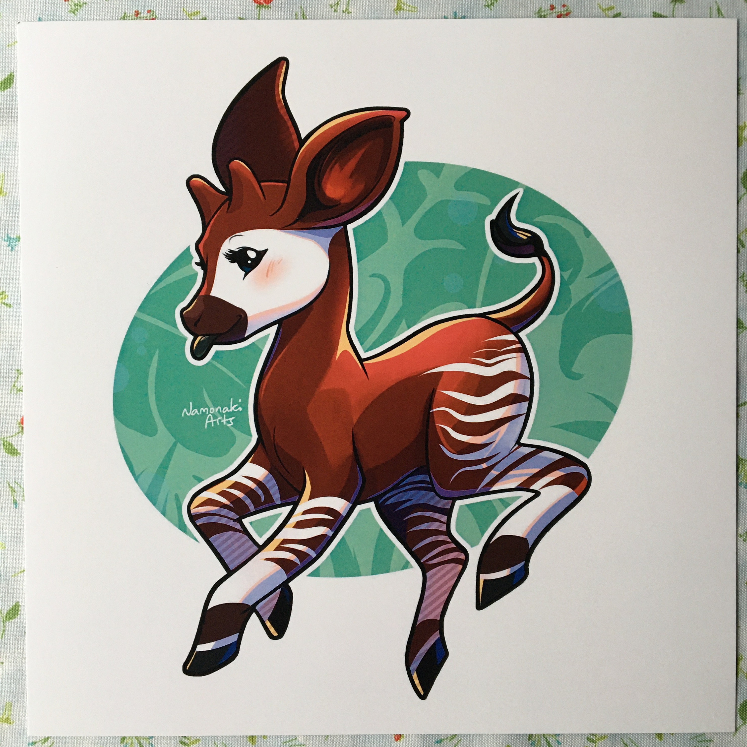 Okapi Drawing Cute