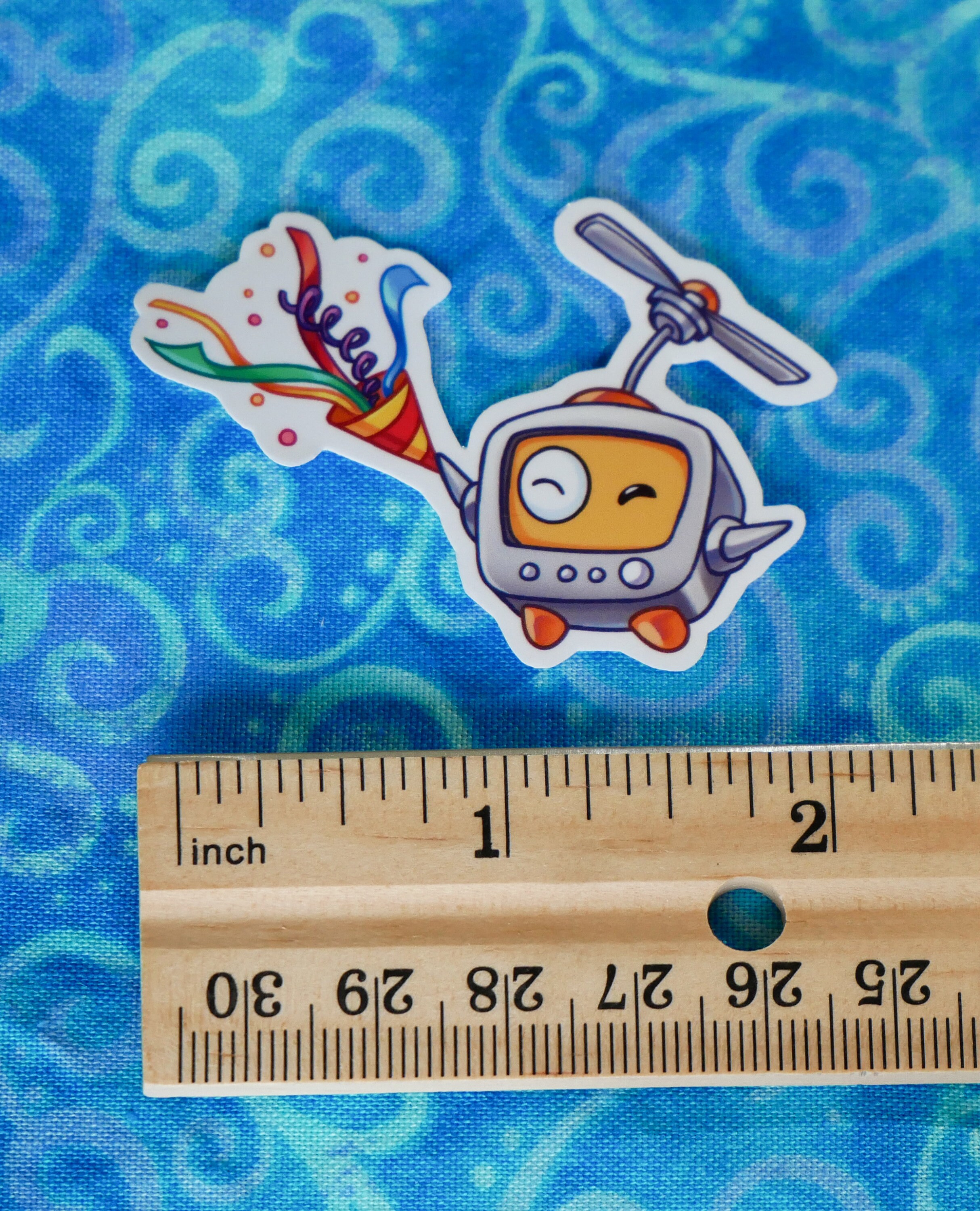 Telly 2.5 Inch Vinyl Sticker - Etsy