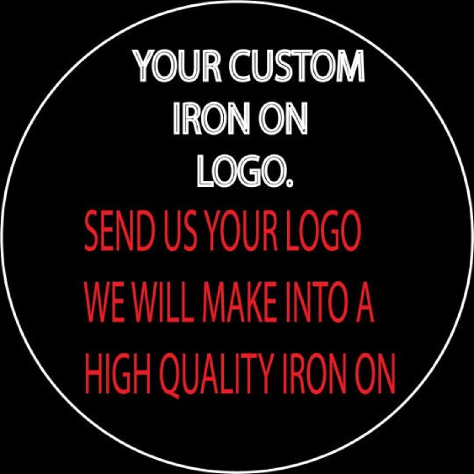 Your Custom Iron on Logo High Quality HTV - Etsy