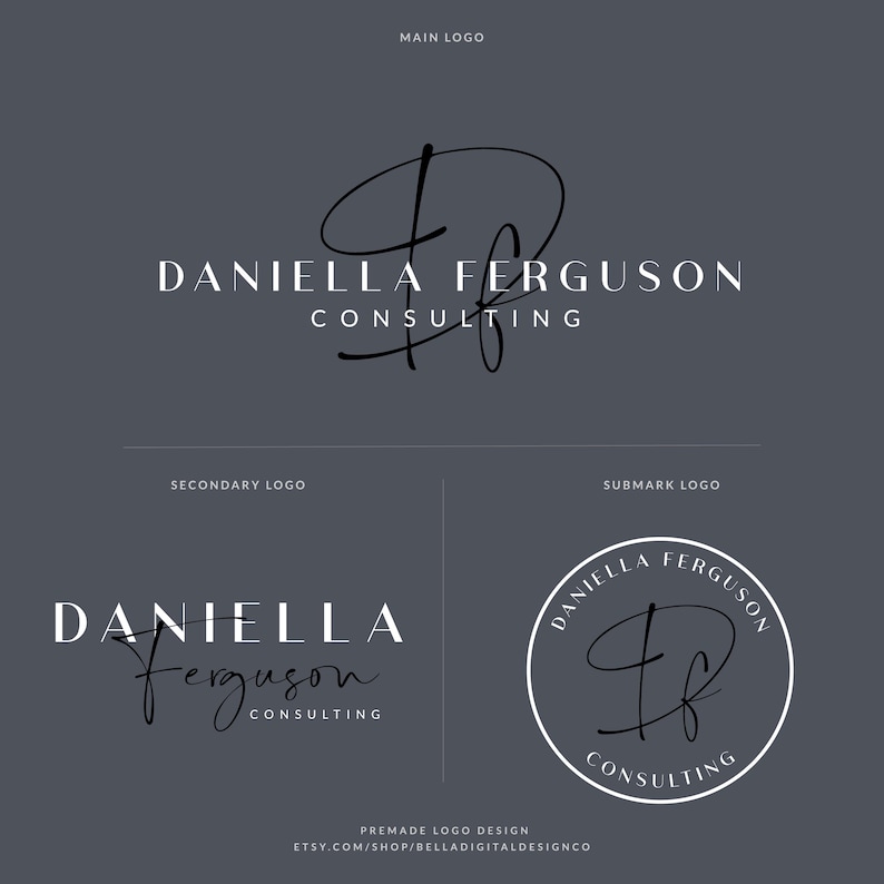 Professional Logo, Business Logo Design, Logo for Consultant, Signature ...