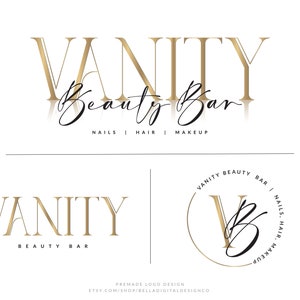 Beauty Logo Logo for Salon Gold Logo Design Luxury Logo - Etsy