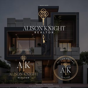 Realtor Logo Design, Real Estate Logo Design, Realtor Logo With Key ...