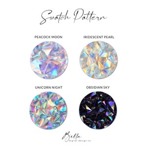 Iridescent Logo Design, Holographic Beauty Logo, Salon Logo, Premade ...