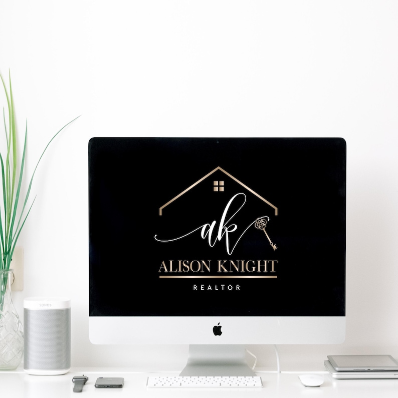Realtor Logo Design, Realtor Logo With Key, Real Estate Logo Design ...