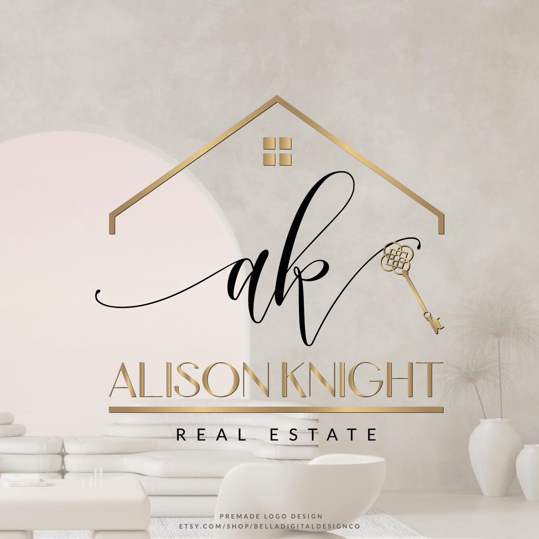 Modern Realtor Logo Design, Premade Real Estate Agent Branding ...