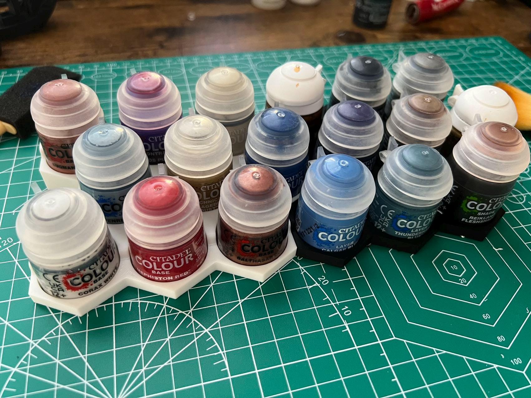 Citadel Color Paint Holder 3D Printed Paint Organizer Space-saving ...