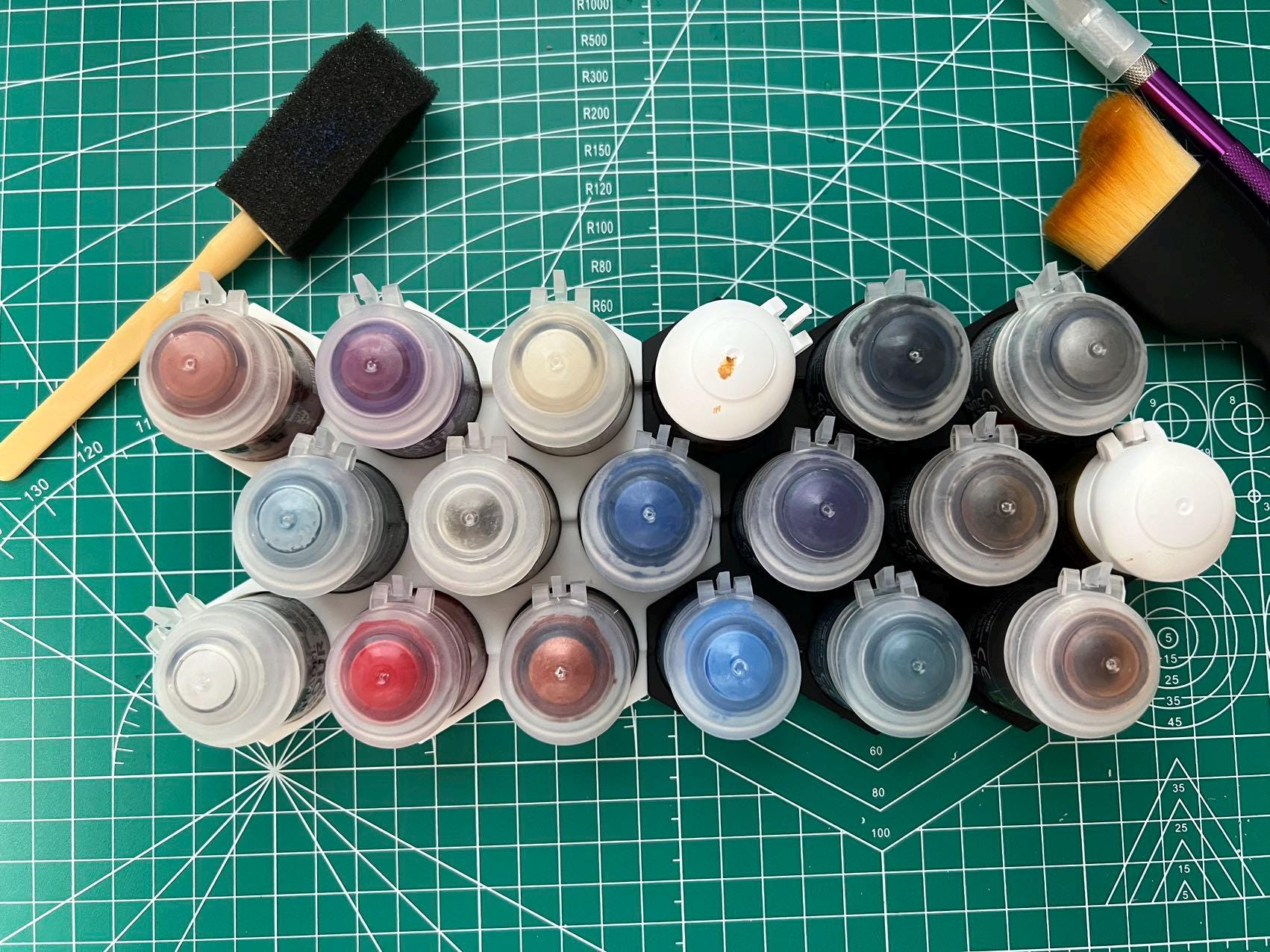 Citadel Color Paint Holder 3D Printed Paint Organizer Space-saving ...