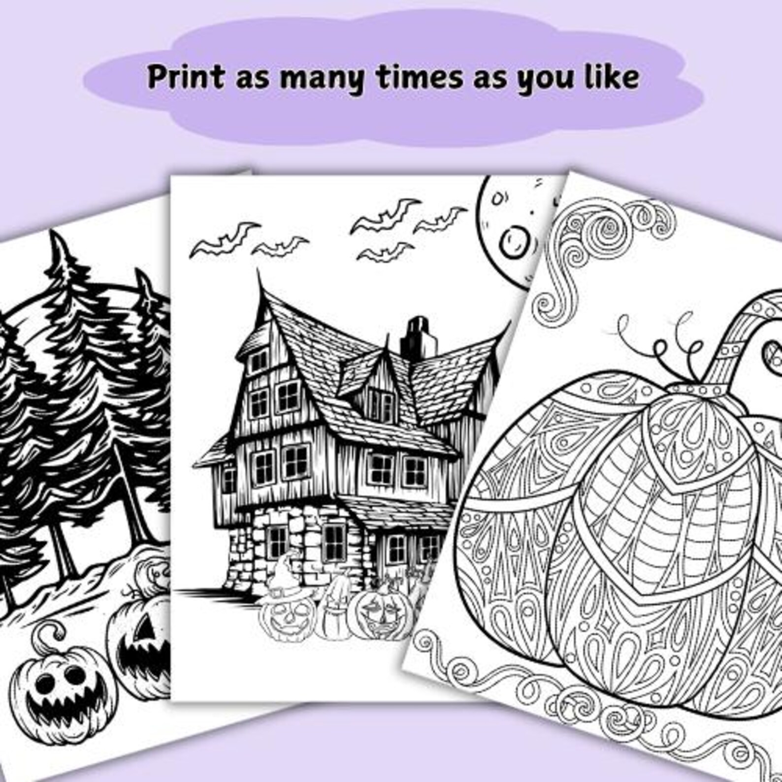 Pumpkin Coloring Book | Pumpkin Coloring Pages | Halloween Coloring ...
