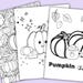 Pumpkin Coloring Book | Pumpkin Coloring Pages | Halloween Coloring ...