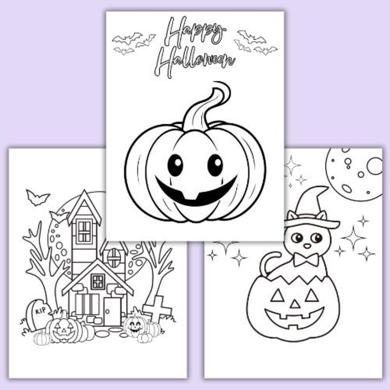 Pumpkin Coloring Book | Pumpkin Coloring Pages | Halloween Coloring ...