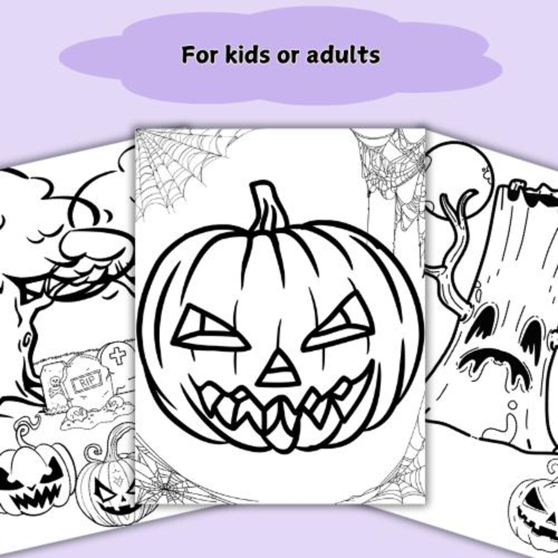 Pumpkin Coloring Book | Pumpkin Coloring Pages | Halloween Coloring ...