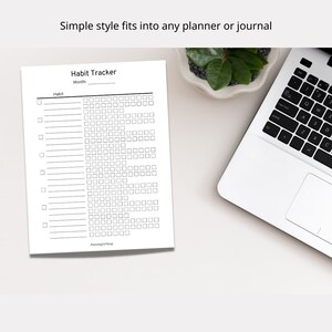 Monthly Habit Tracker | Digital Habit Tracker | Habit Tracker Printable ...